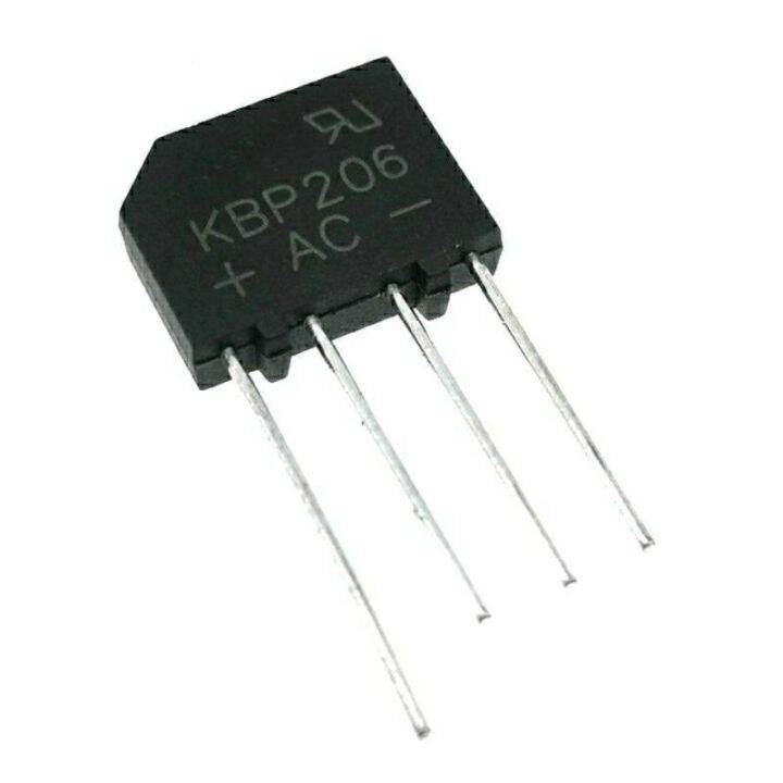 A016 Bridge Rectifier Diode KBP206 2A 600V 4-Pin ไดโอด บริดจ์ KBP206 ทน ...