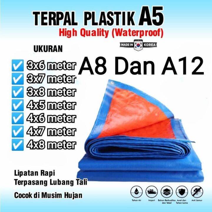 TERPAL A12 atau A8 UKURAN 4×8 4×7 4×6 4×5 bisa cod | Lazada Indonesia