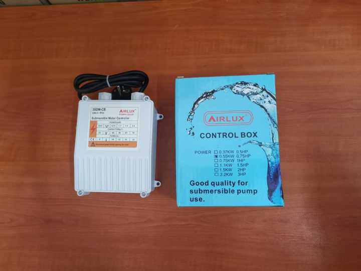 KONTROL BOX /CONTROL BOX PANEL POMPA SATELIT/SUBMERSIBLE PUMP 0.75HP AIRLUX | Lazada Indonesia