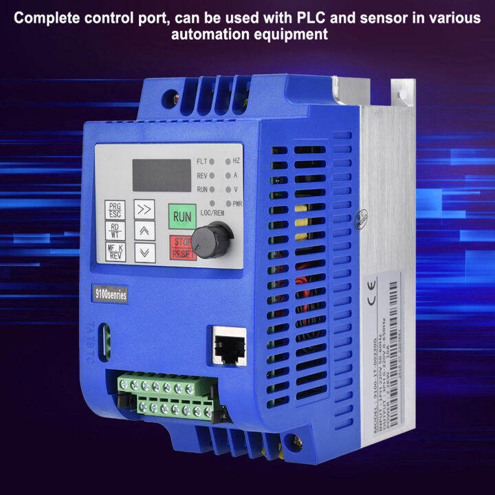Zerone Single Phase to 3 Phase Motor Drive VFD Frequency Speeds ...