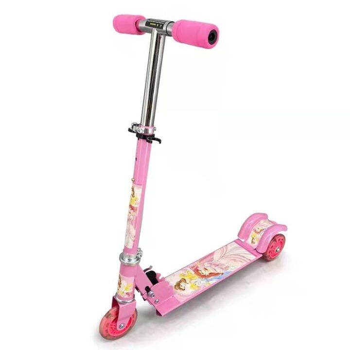 Flash tricycle children scooter foldable sliding block scooter one ...