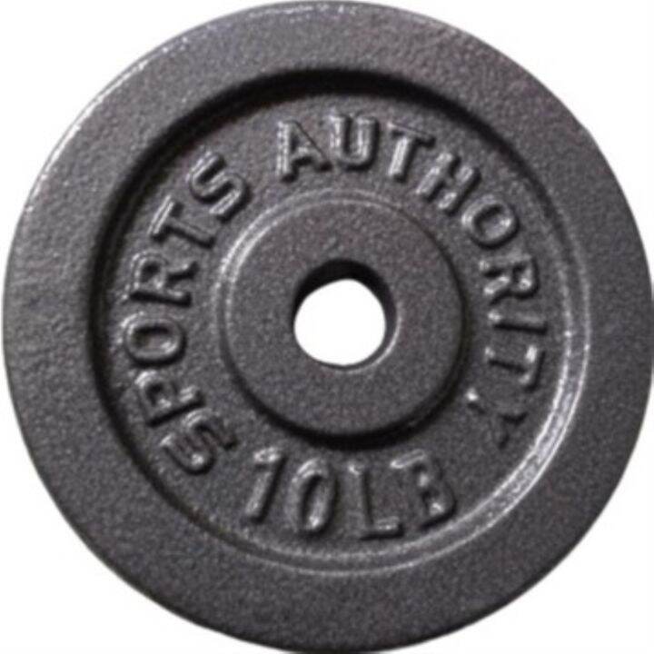 10lbs Authority dumbbell barbell plates 1 piece per order | Lazada PH