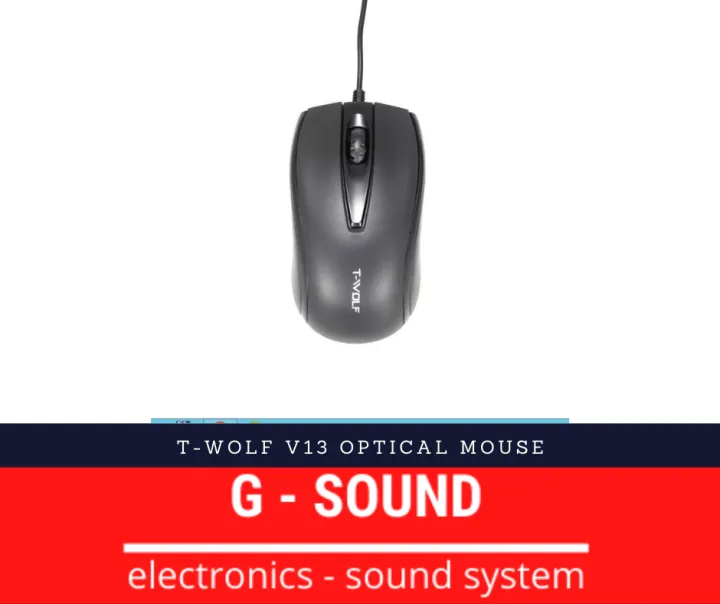 T-Wolf V13 Stylish Optical Mouse | Lazada PH