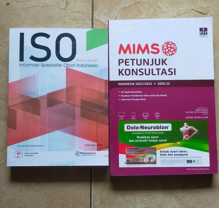 Paket Buku ISO Indonesia dan MIMS Indonesia Edisi Terbaru | Lazada ...