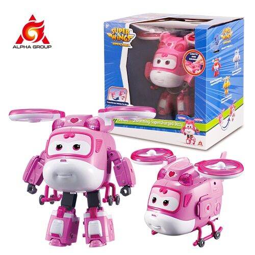 Super Wings 6 Inches Deluxe Supercharged Paul Transforming With Police ...