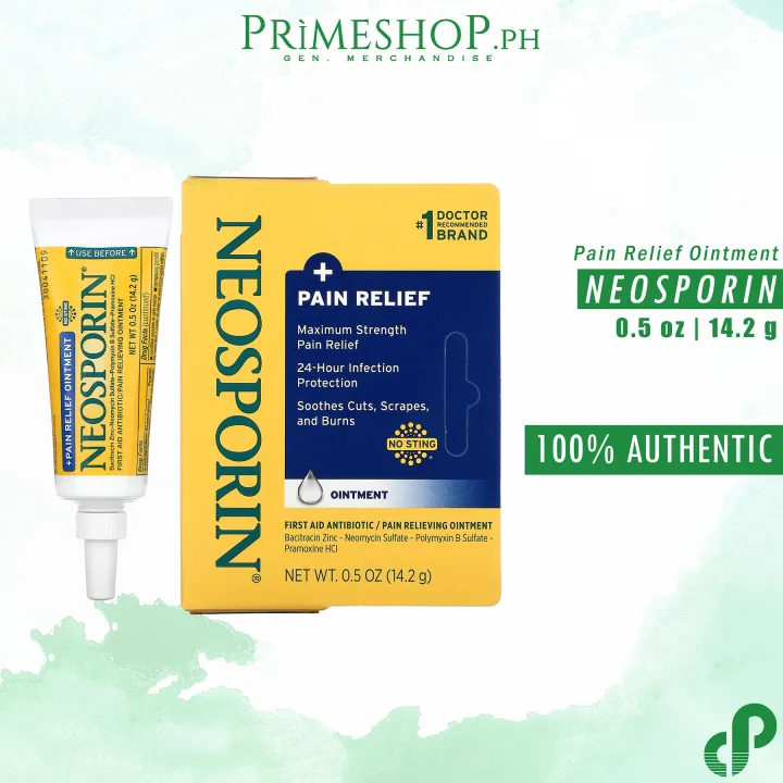 Neosporin Pain Relief Ointment 0.5oz (14.2g) and 1oz (28.3g) | Lazada PH