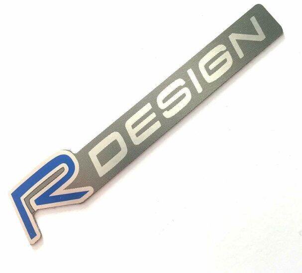 R design car sticker satin aluminum | Lazada.co.th