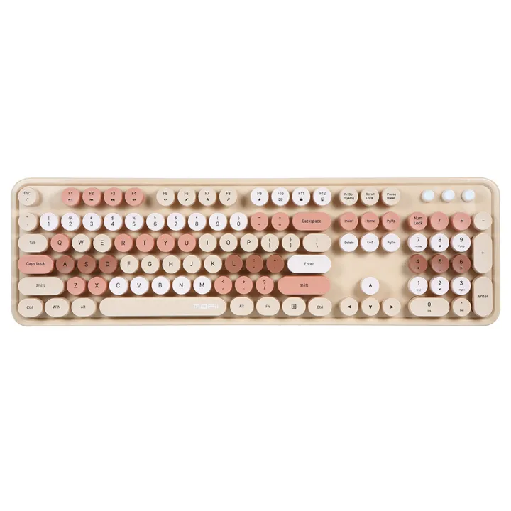 Mofii Sweet Keyboard Mouse Combo Mixed Color 2.4G Wireless Keyboard ...