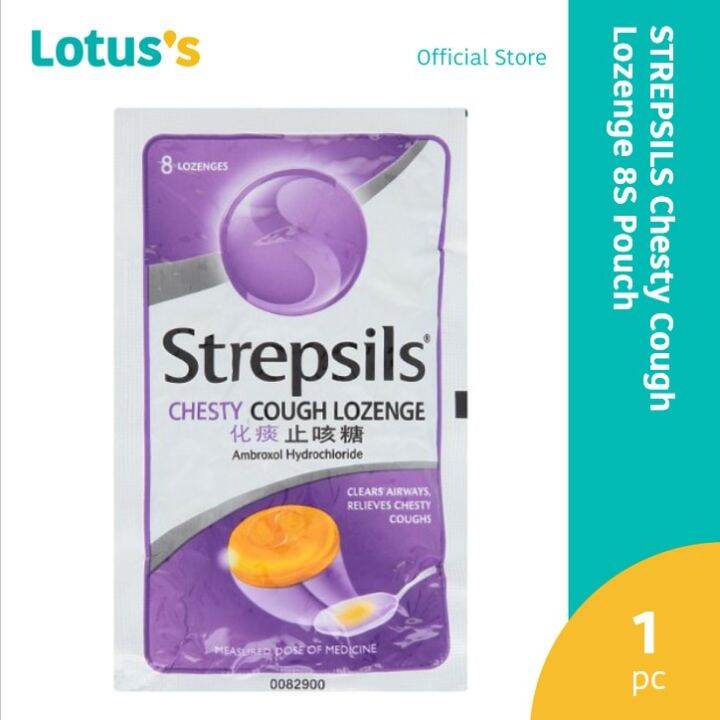 STREPSILS Chesty Cough Lozenge 8S Pouch | Lazada