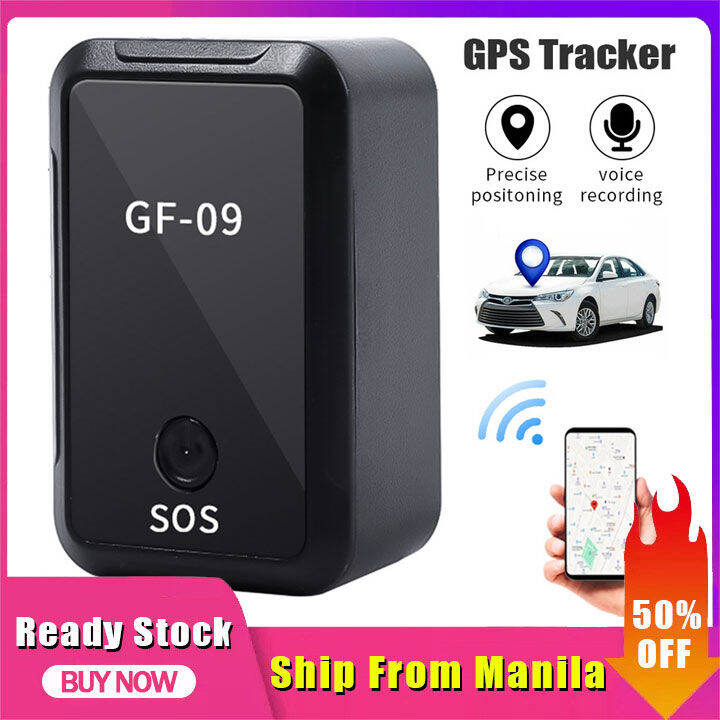 【Ready Stock】GF09 Car gps tracker GPS Locator With APP Remote Recording ...