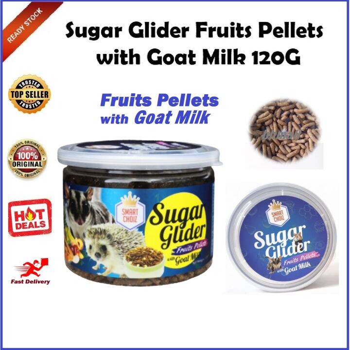 Ready Stock Smart Choice Sugar Glider Fruits Pellets With Goat Milk ...