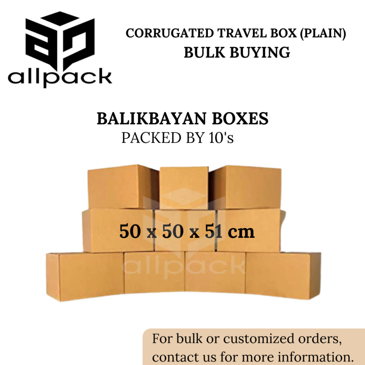 BULK Balikbayan Box Packed by 10's | Lazada PH
