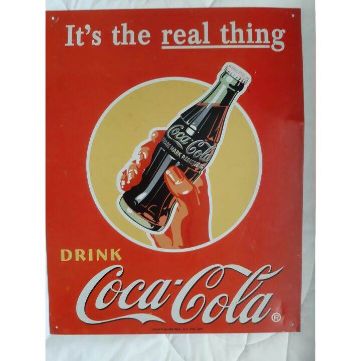 COCA -COLA Tin Sign 20cm X 30cm | Lazada.co.th