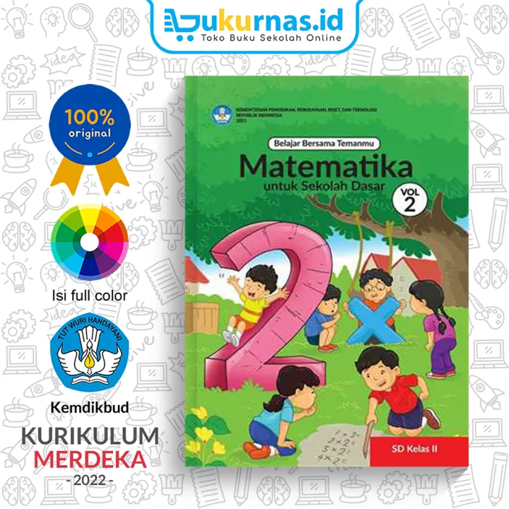 Buku Belajar Bersama Temanmu : Matematika SD Kelas 2 Vol 2 K-Merdeka ...
