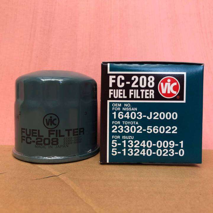 VIC FC-208 FUEL FILTER FOR CROSSWIND, HILANDER, FUEGO, DMAX | Lazada PH