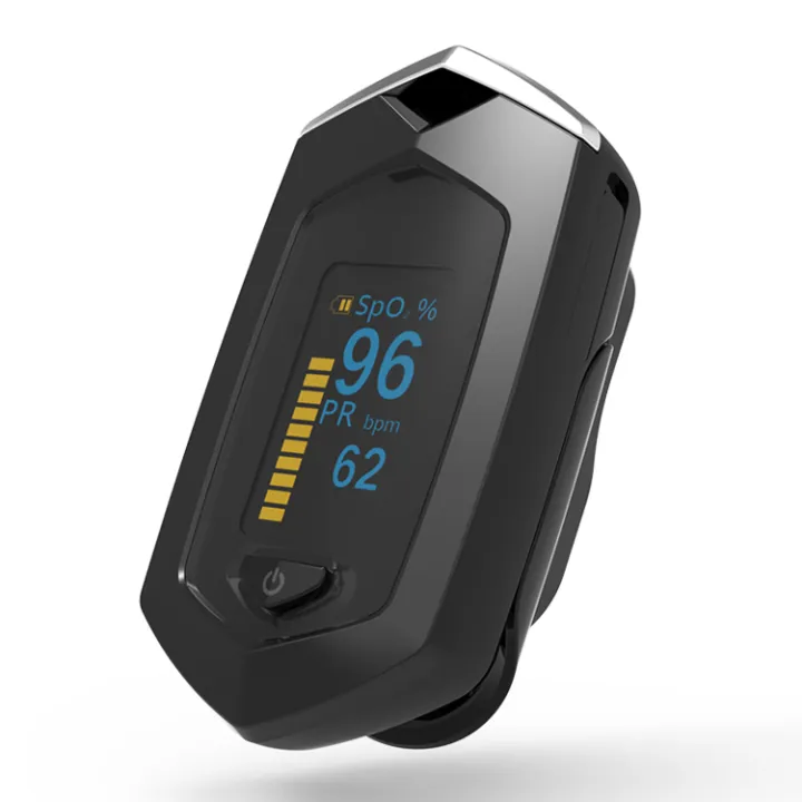 Rechargeable Pulse Oximeter Finger Blood Oxygen Saturation with Case ...