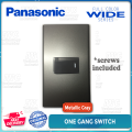Panasonic Wide Series One Gang Switch WEG5001K-5 (White) WEG5001HK-5 ...