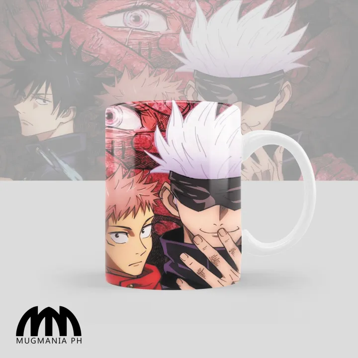Anime Mugs - Mugmania - Jujutsu Kaisen - Megumi Fushiguro , Saturo Gojo ...