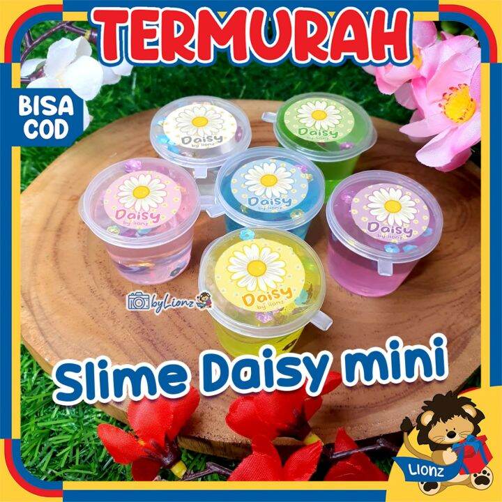 Slime Daisy Mini Cup 25ml by Lionz.idn | Lazada Indonesia