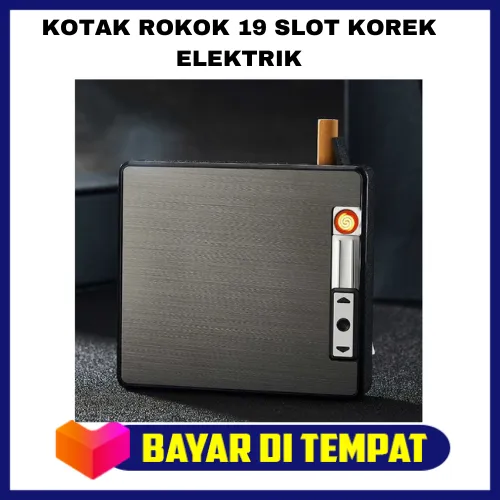 Kotak Rokok 19 Slot Korek Elektrik Pyrotechnic / Kotak Rokok Rokokk ...