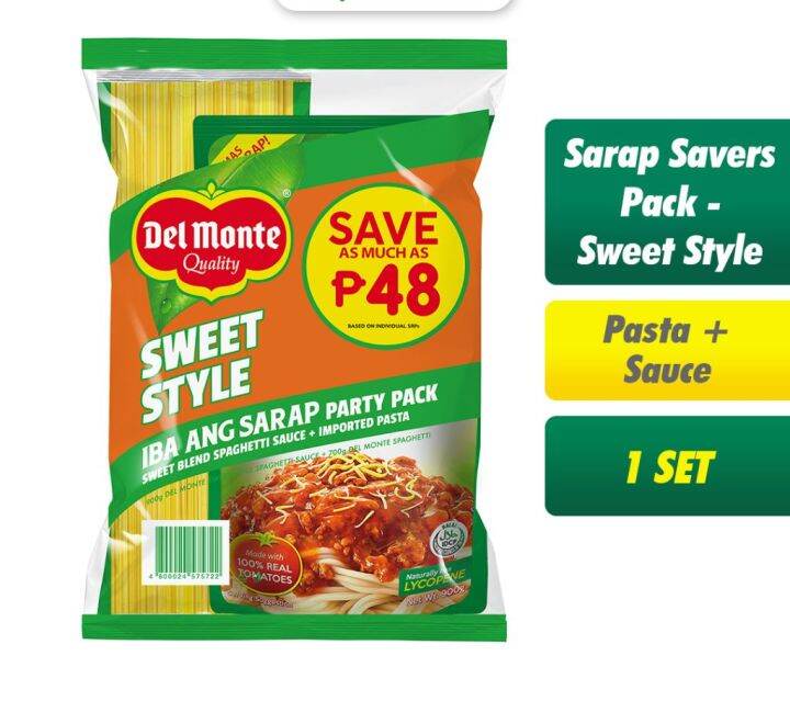 Del Monte Spaghetti Party Pack Sweet Style 1.6kg | Lazada PH