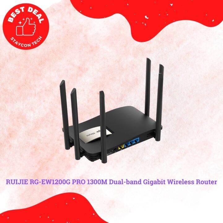 Ruijie RG-EW1200G PRO 1300M Dual-band Gigabit Wireless Router | Lazada PH