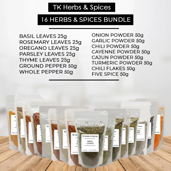 16 Pieces Herbs and Spices Bundle | Lazada PH