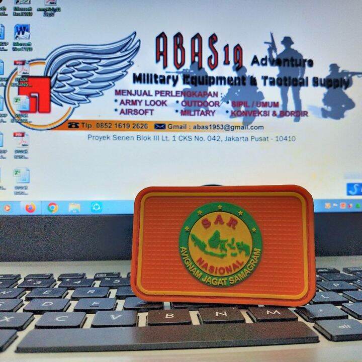 Patch Logo Karet SAR Nasional Kotak | Lazada Indonesia