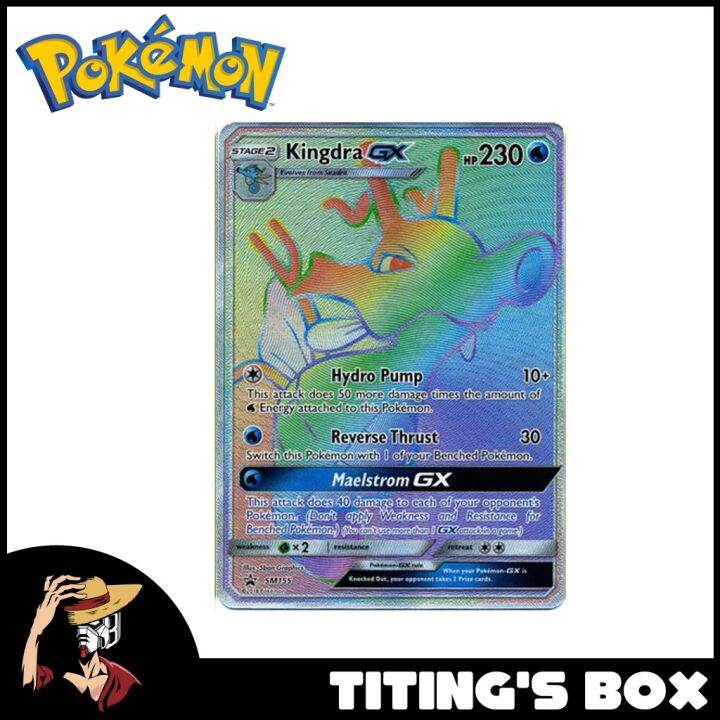 [EN] Pokemon TCG Kingdra GX SM155 PROMO Dragon Majesty | Lazada PH