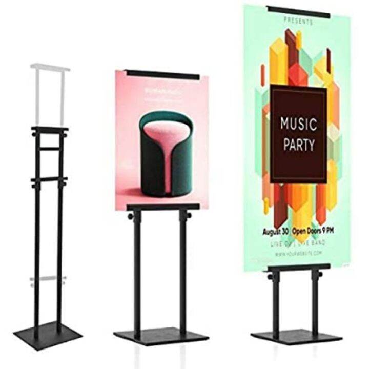 Advertise KT Board Holder Pedestal Sign Baner Stand Swivel Sign Display ...