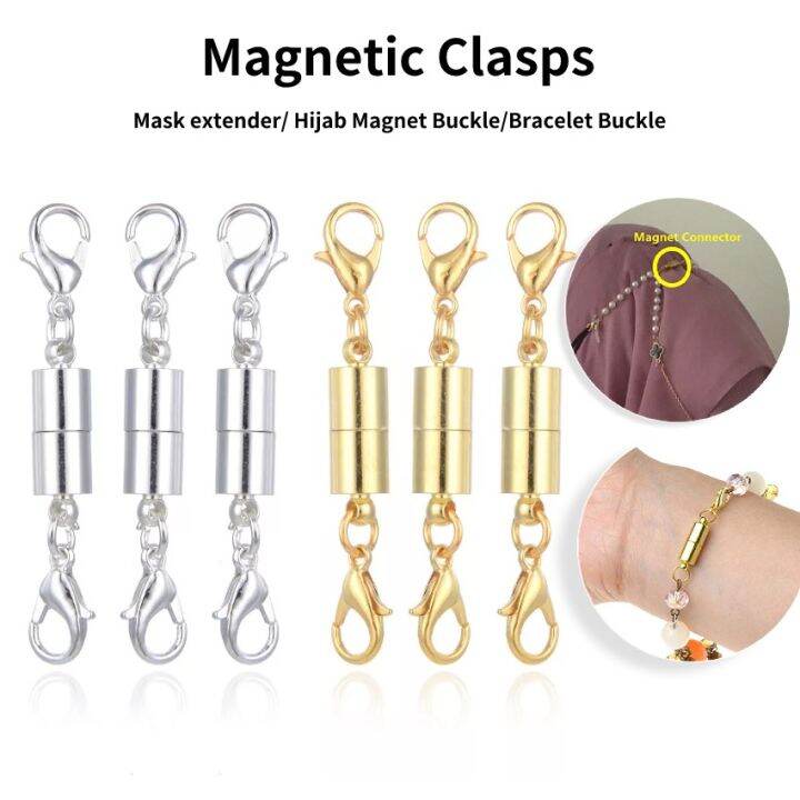 Hourser 10Pcs Mask extender Magnetic Clasps for Hijab/tali face mask ...