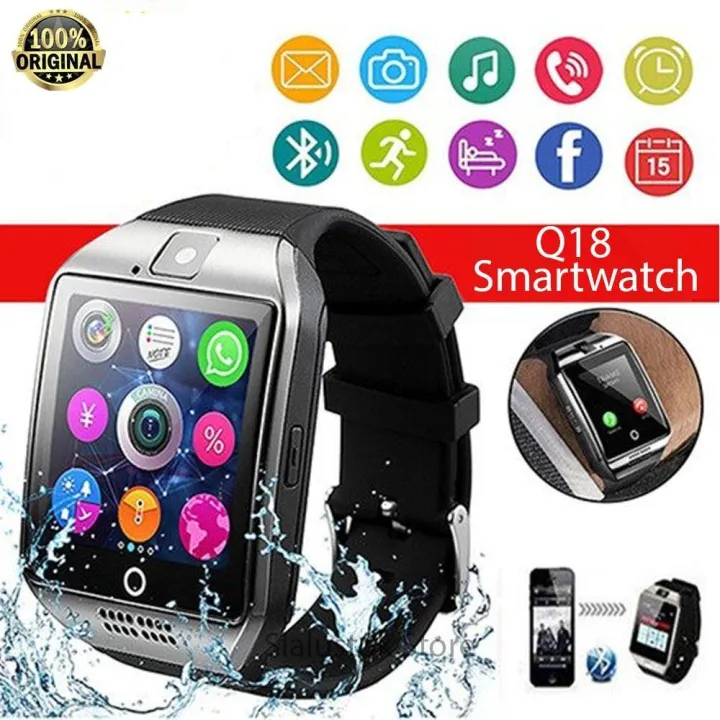 โอ้ดูสมาร์ทด้วยกล้อง,Q18 บลูทูธ smartwatch กับซิมการ์ดสล็อตกิจกรรมการ ...