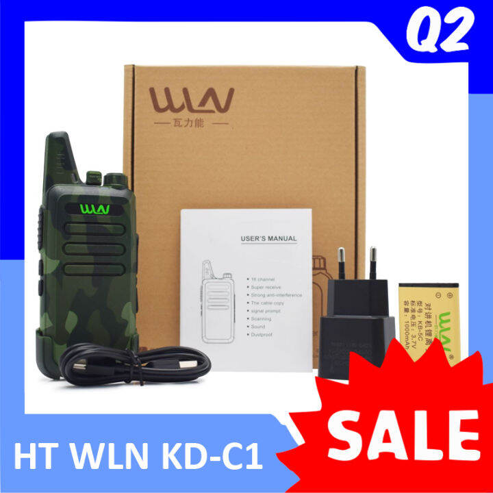 HT WLN WINLAN HT SATUAN WALKIE TALKIE KD-C1 UHF Tanpa Dekstop, ht wln ...