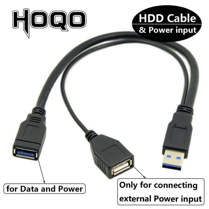 usb y cable splitter with usb extra Power female extension cable for ...