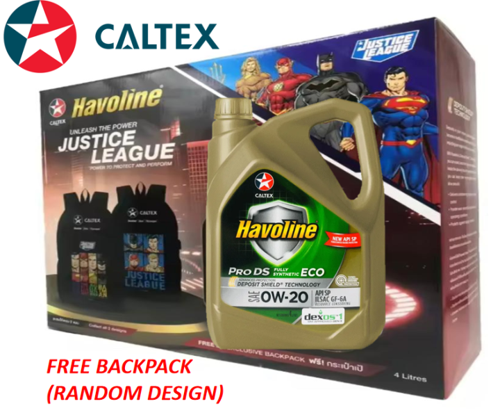 Caltex Havoline® Pro DS™ Fully Synthetic ECO SAE 0W-20(4L) | Lazada