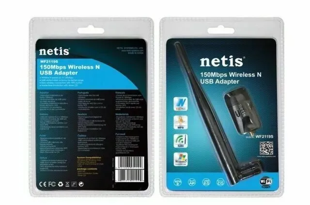 netis USB Wireless Adapter Netis WF2119S N150 ตัวรับสัญญาณ WiFi ...