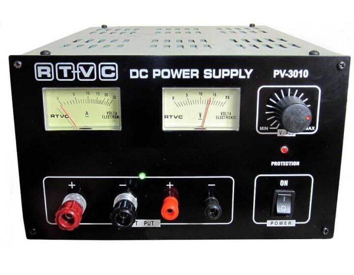 Power Supply RTVC PV-3010 DC Power Supply 30A PV3010 Baru PS Power Suplai 30 A ampere rig radio ...