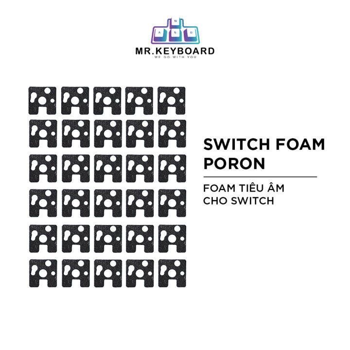 Switch Foam chất liệu Poron - Foam tiêu âm cho switch dán PCB | Lazada.vn