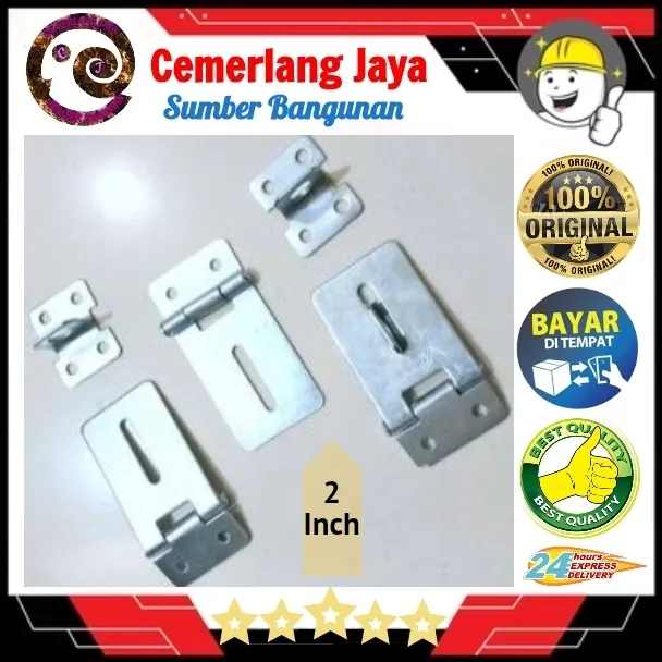 OVERPAL PUTIH 2.5 INCH - CANTOLAN GEMBOK - GRENDEL TEMBOK PUTIH ...