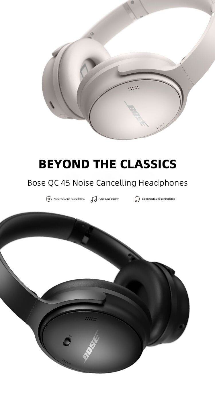 Bose QuietComfort 45 / QC45 Wireless Headset Bluetooth Headphones with ...