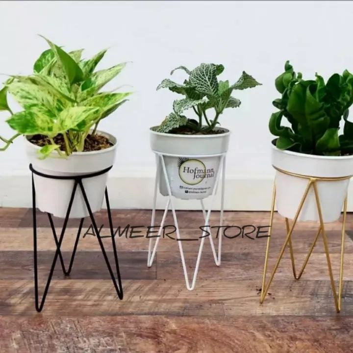 PROMO BELI 4 GRATIS 1 Standing Pot Besi 1susun/standing pot besi tinggi ...