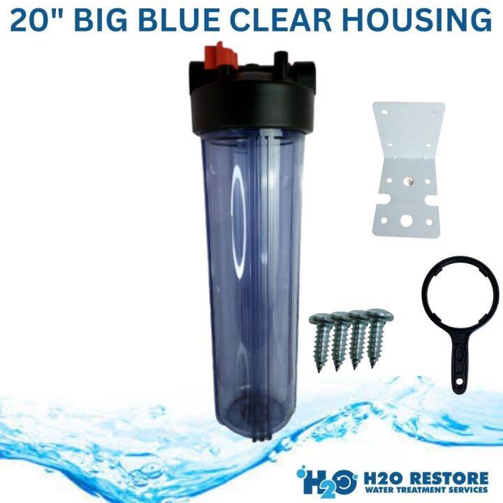 20" x 4.5" Big Blue Water Filter Housing Only Heavy Duty Water Filter ...