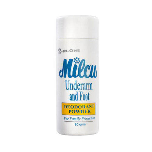 Milcu Underarm and Foot Deodorant Powder 80g | Lazada PH
