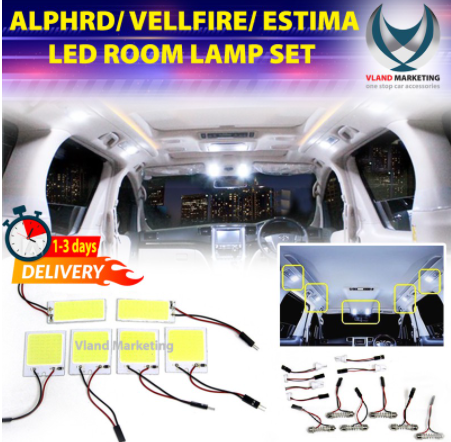Toyota Vellfire / Alphard (AH20) / Estima 50 Led Room Lamp set | Lazada