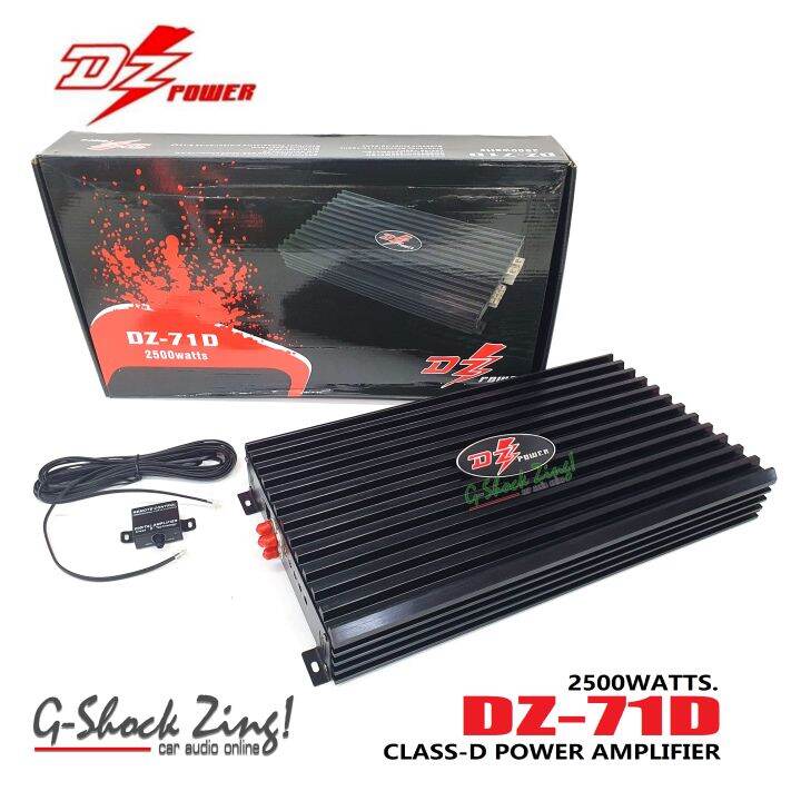 DZ POWER เพาเวอร์แอมป์ Class-D/คลาสดี ขับซับเบส พาวเวอร์แอมป์ เครื่อง ...