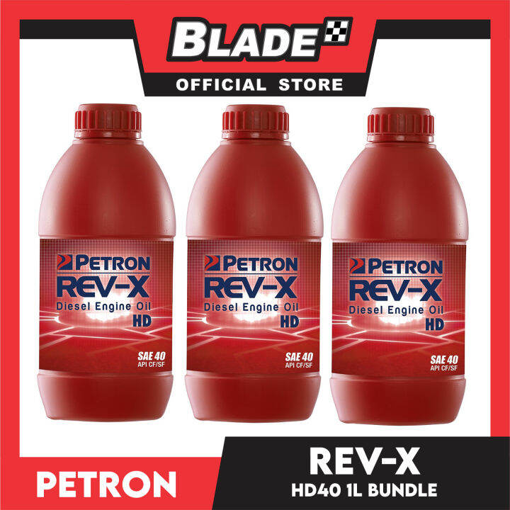 Petron HD40 REV-X Diesel Engine Oil (Bundle of 3) | Lazada PH