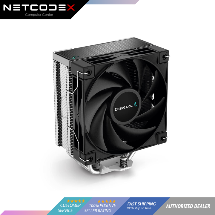 DeepCool AK400 CPU Air Cooler 220w TDP 6mm x 4 Nickel Plated Copper ...
