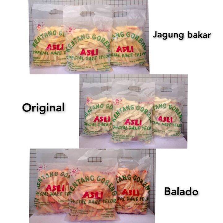 Kentang Goreng Sunvita / Stik Kentang / Kentang Goreng Asli / Stick ...