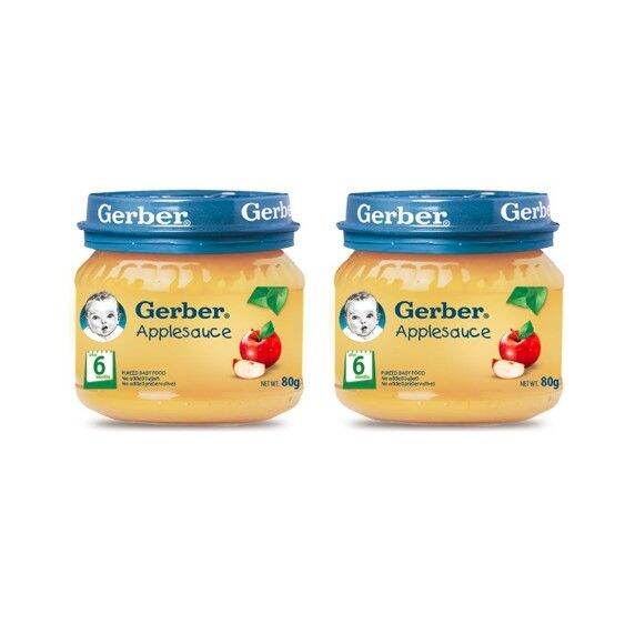 GERBER Baby Food Applesauce 80g - Pack of 2 | Lazada PH