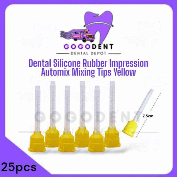 Dental Silicone Rubber Impression Automix Mixing Tips Yellow | Lazada PH